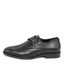 Mens Leather Monk Strap Single Buckle Brogue Shoe Black HX London ...