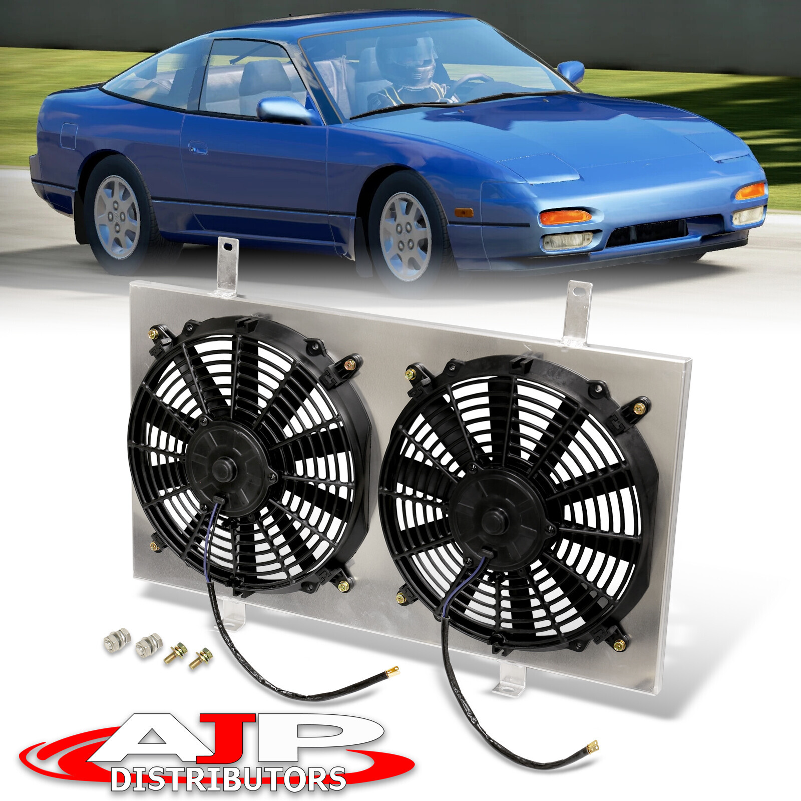 12" Performance Aluminum Radiator Fan Shroud For 1989-1994 240SX S13 ...