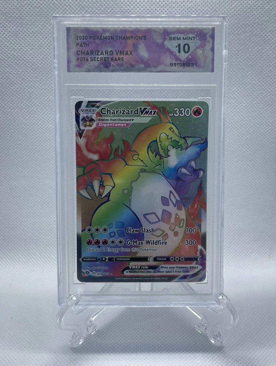 Charizard VMAX Secret Rare Champion's Path PSA 10 Gem Mt, 54% OFF