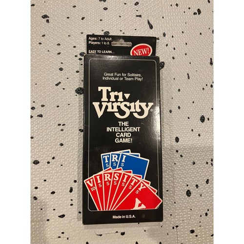 Tri-Virsity Vintage Card Word Game, 1988, Complete in Box | eBay