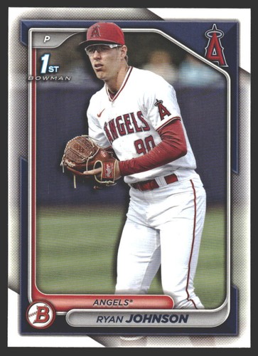 Ryan Johnson #BD-41 2024 Bowman Draft Los Angeles Angels | eBay
