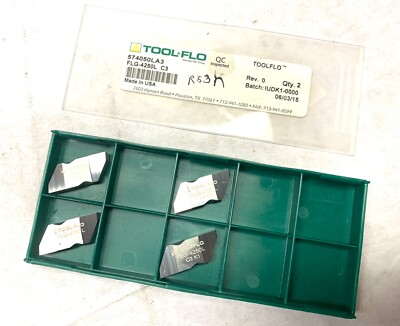 TOOL-FLO Carbide Inserts - FLG-4250L C3 K1 - Qty. 4 - NEW | eBay