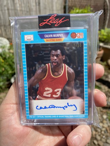 2021 Leaf Pro Set Sports Online Exclusive Light Blue 7/35 Calvin Murphy ...