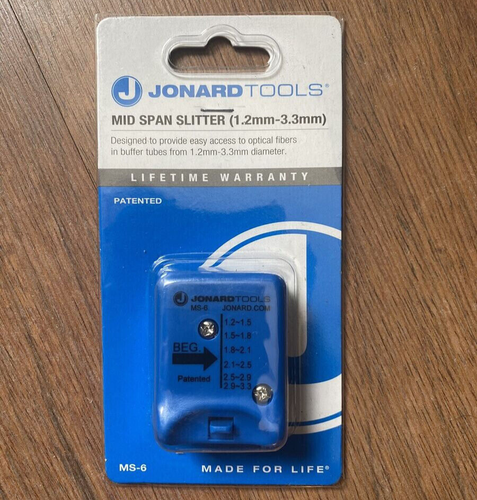 Jonard Tools MS-6 Mid Span Slitter | Fiber Optic Cable Tool for 1.2–3 ...
