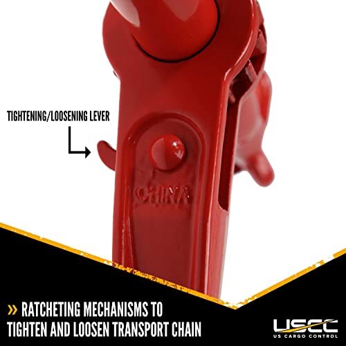 Heavy Duty Ratchet Load Binder For 5/16" Grade 70 Chain working Load ...