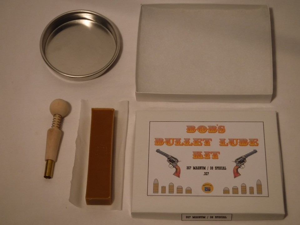 Bob's Bullet Lube Kit 357 Magnum / 38 Special / 9mm Lube Cutter | eBay