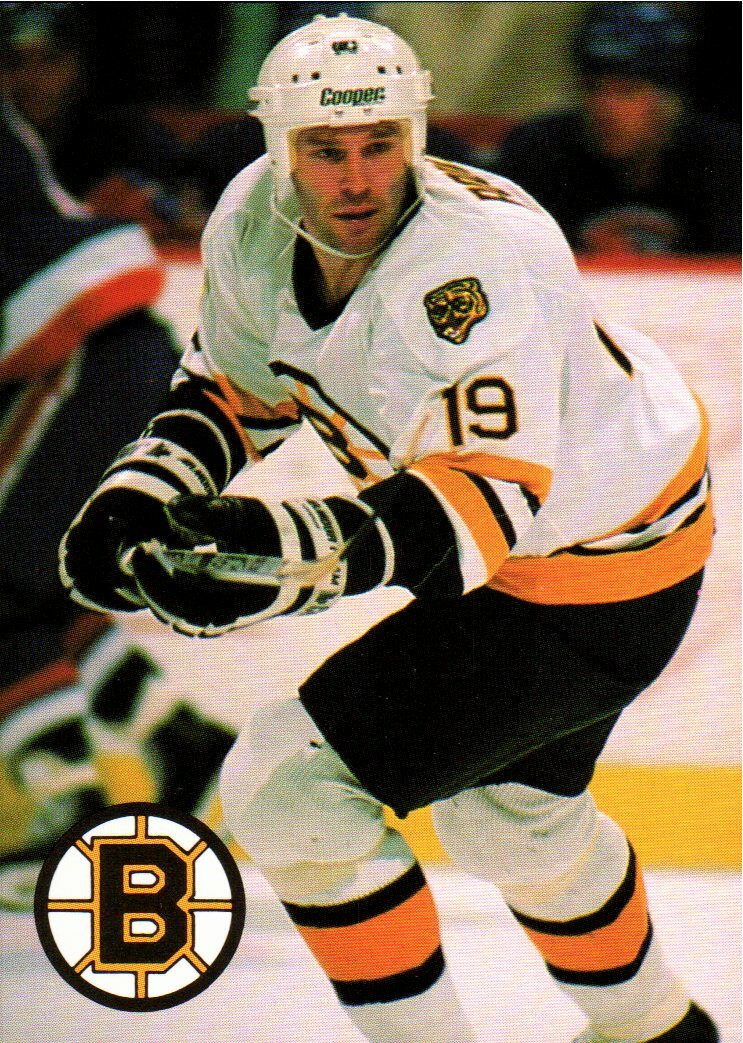 Dave Poulin 1989-90 Boston Bruins Sports Action Update | eBay