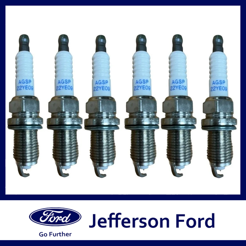 Genuine Ford Spark Plugs for Falcon BF, Territory SY 4.0L Turbo 0.9mm ...