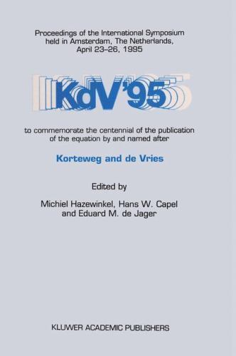 KdV '95 : Proceedings of the International Symposium on KdV '95 (1995: Amsterdam, The ...