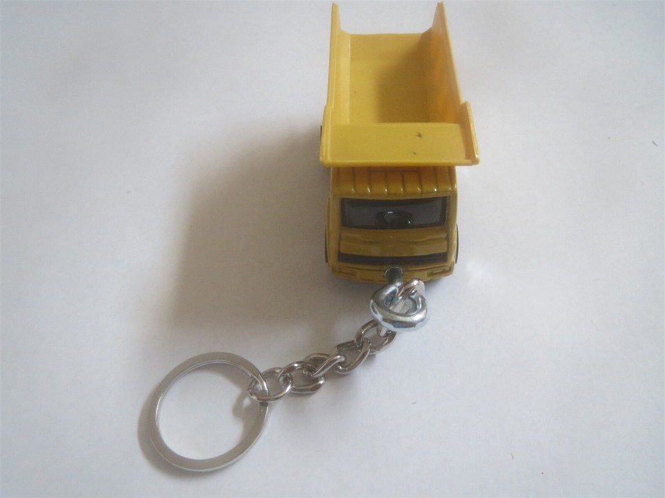 DUMP TRUCK CONSTRUCTION WORK TRUCK DIECAST MODEL TOY CAR KEYCHAIN ...
