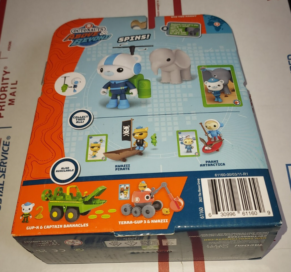 Octonauts Above & Beyond Captain Barnacles Skeleton Coast 2023 | eBay