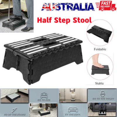 Folding Anti-Slip Half Step Stool Elderly Kids Door Walking Outdoor ...