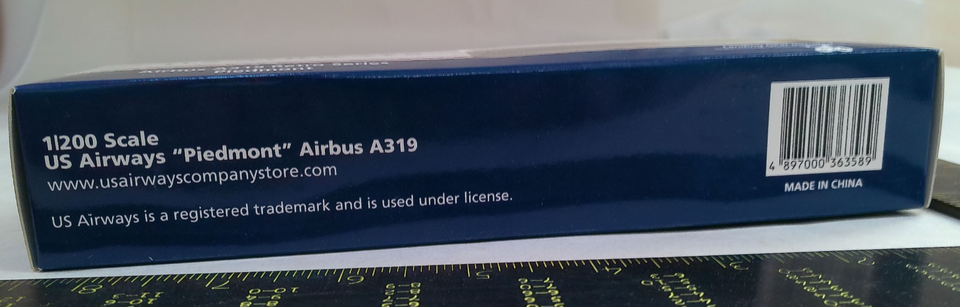 1:200 Airbus A319 US Airways Piedmont Easy Model Kit Plastic by Hogan ...