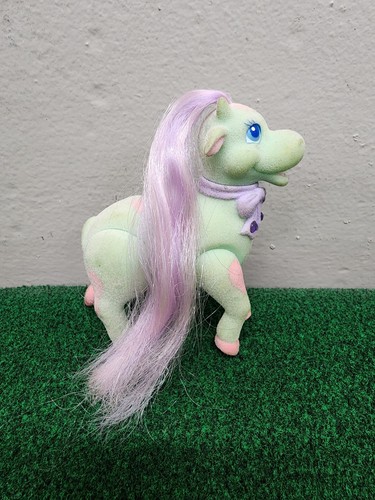 Vtg Meritus Charmin Farm Friends Fuzzimals Annabelle Moo Cow Rare HTF ...