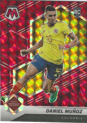 2021-22 MOSAIC FIFA ROAD TO WORLD CUP DANIEL MUNOZ RC RED REACTIVE #186 ...