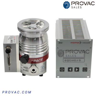 Pfeiffer HiPace 80 Turbo Pump with TC110, DCU-110 Controller & Cable ...