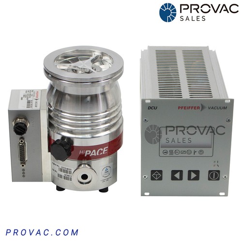 Pfeiffer HiPace 80 Turbo Pump with TC110, DCU-110 Controller & Cable ...