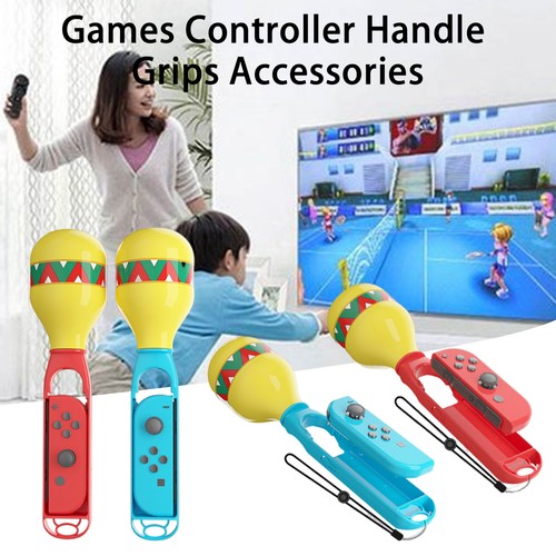 1 Set Hammer Handle Grips with Wrist Strap Entertainment Sensor Game ...