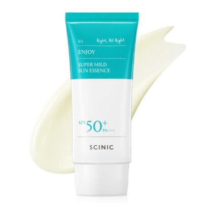 SCINIC Enjoy Super Mild Sun Essence SPF50+ PA++++ 50ml Essential Sun ...