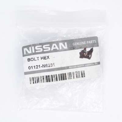 Nissan Hex Bolt Part Number - 01121-N6231 | eBay