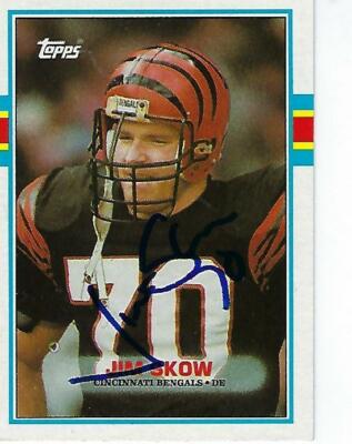 JIM SKOW SIGNED 1989 TOPPS #34 - CINCINNATI BENGALS | eBay