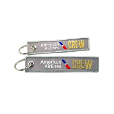 Keyring AMERICAN AIRLINES AA CREW keychain tag | eBay