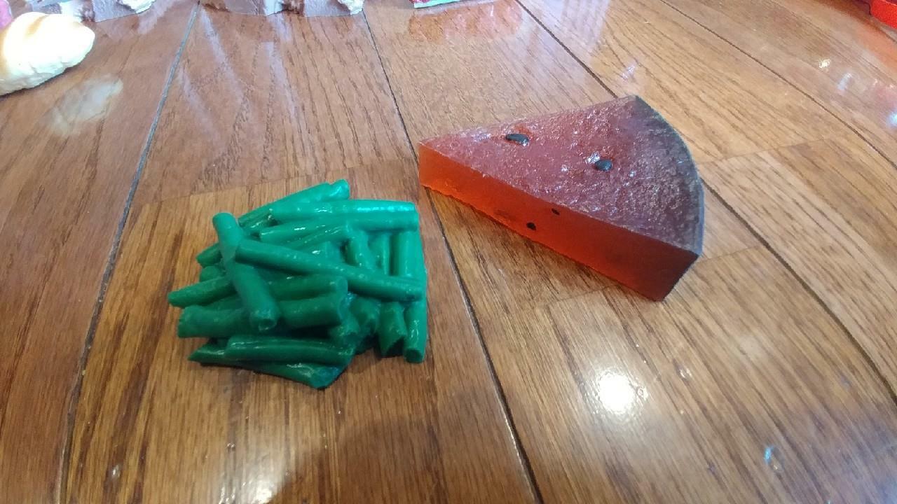 Rubber Play Food Steak Pie Potato Beans Lot EUC Pretend Fake Prop ...