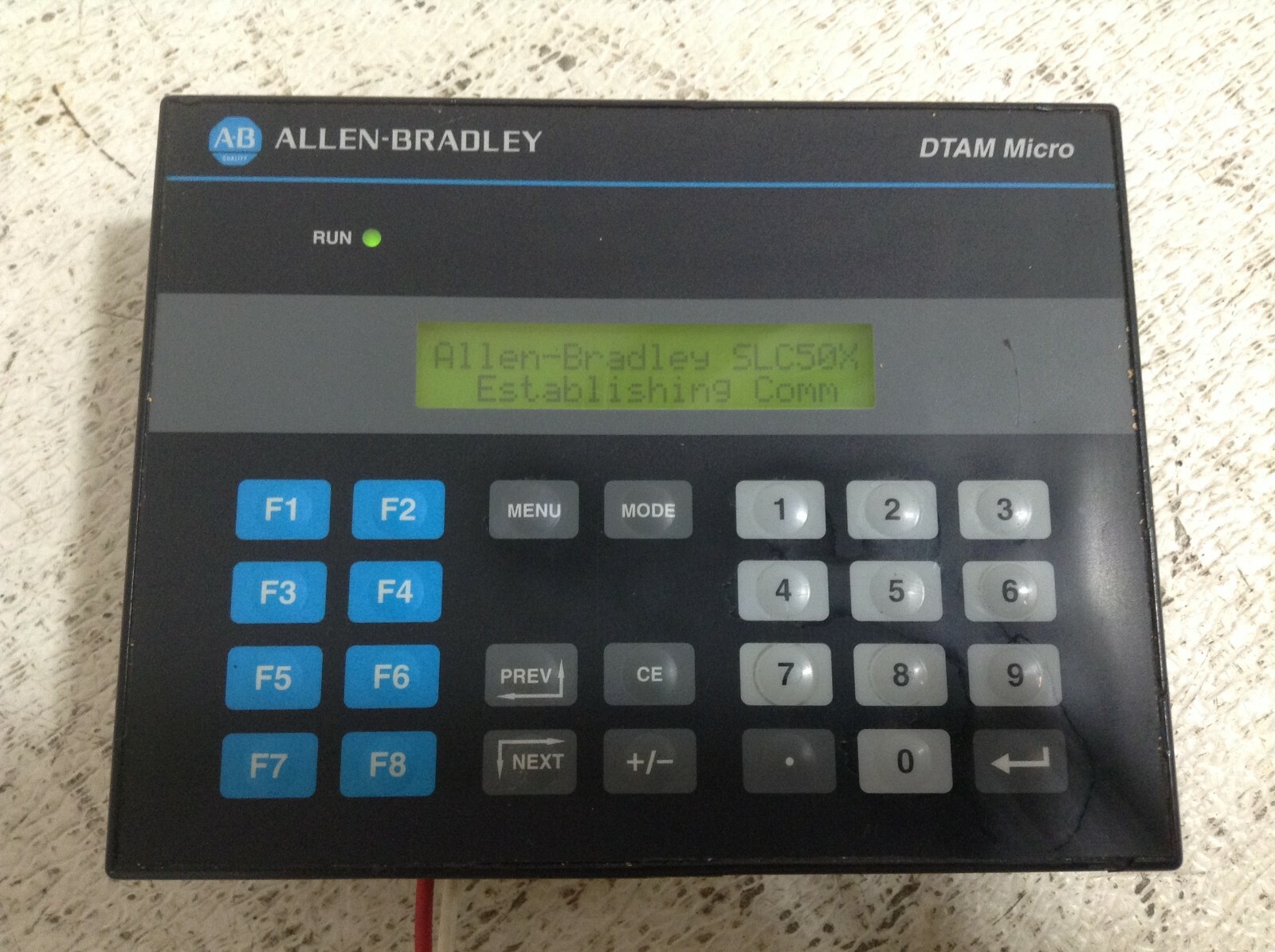 Allen Bradley 2707-M232P3 DTAM Micro Operator Interface Ser C Rev B ...