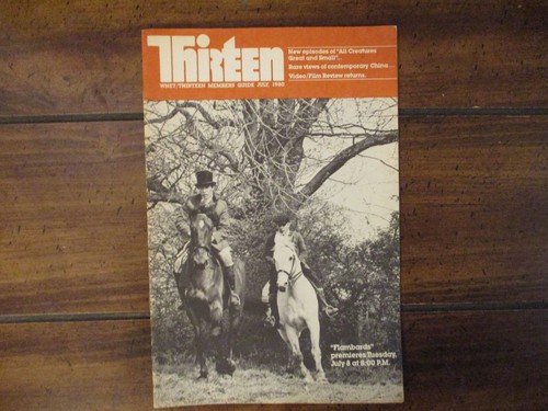 1980 WNET/13 PBS Thirteen Mag(FLAMBARDS/STEVEN GRIVES/CHRISTINE McKENNA ...