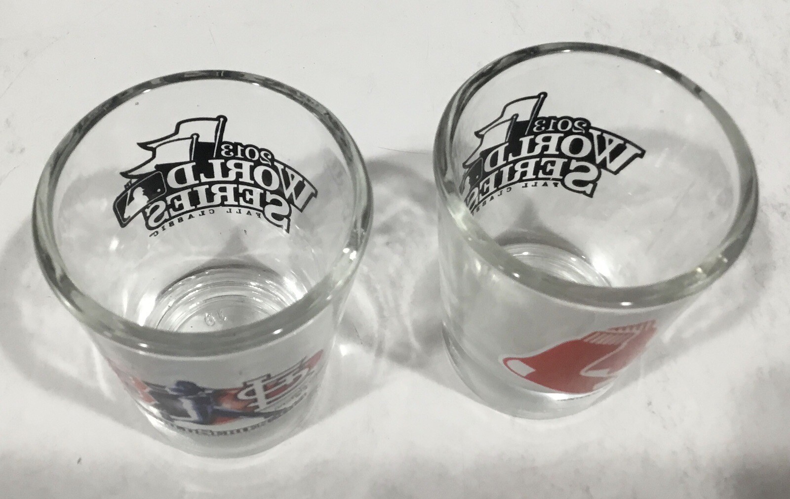 Set Of 2 Boston Red Sox MLB Baseball 2013 World Series Shot Glasses ...