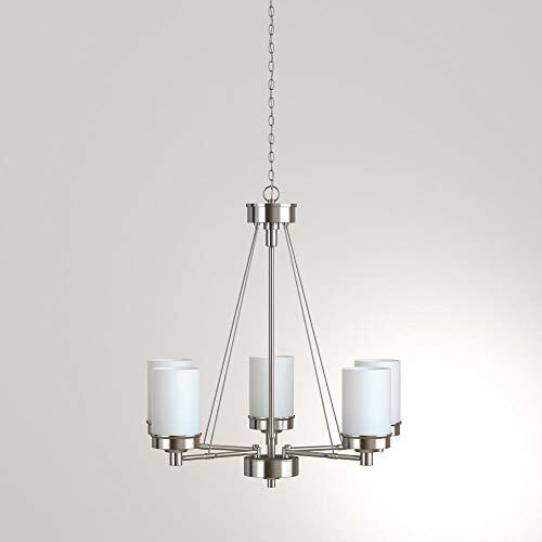 Hampton Bay 5-Light Brushed Nickel Chandelier | eBay
