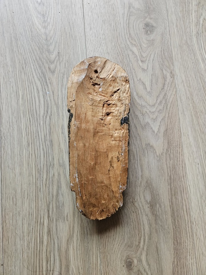 Hand-Carved Wooden Mask Vintage African-Inspired Art Solid Wood Home ...