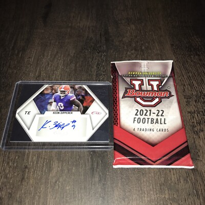 2023 Sage Silver-Keon Zipperer-Florida Gators-Tight End-# A-KZ | eBay