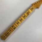 New Guitar Neck 22 frets 25.5inch Maple Fingerboard real inlay yellow ...