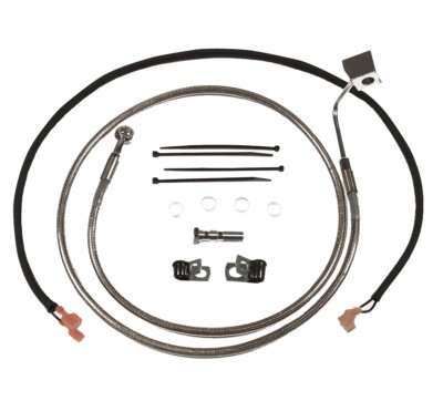 Rear Stainless Brake Line 1987-1999 Harley-Davidson Softail FLSTC FLSTS ...