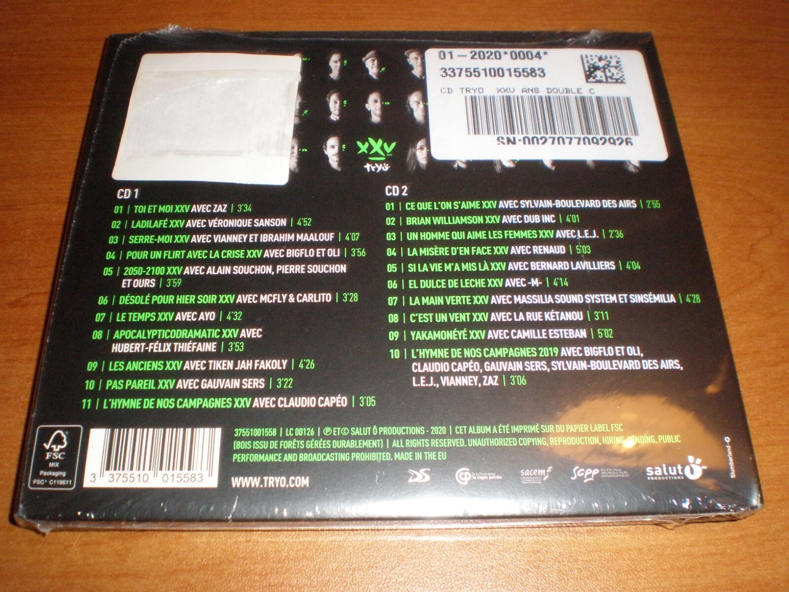 TRYO XXV - DUOS - DOUBLE CD NEUF SOUS BLISTER | eBay