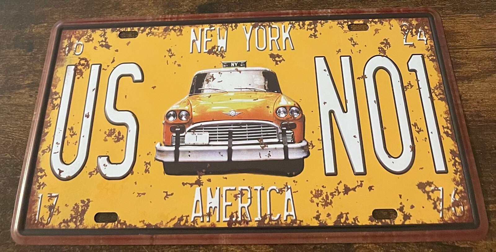 US NO1 Booster License Plate Novelty Booster License Plate New York ...