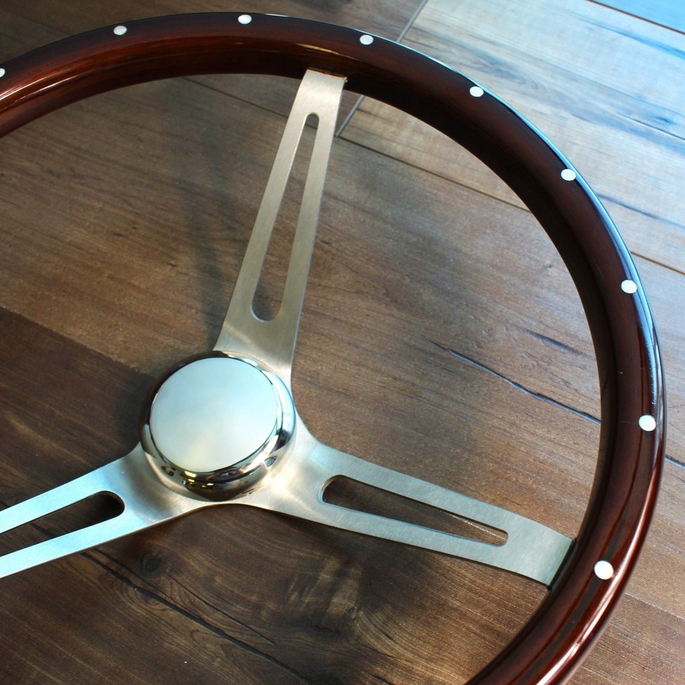 1967 Chevrolet C2 Corvette Wood Aluminum Steering Wheel w/ Installation ...