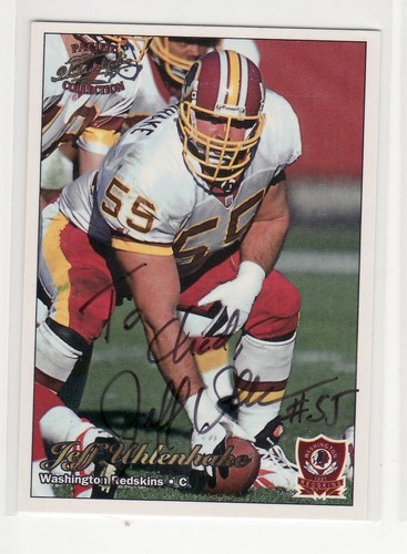 JEFF UHLENHAKE WASHINGTON REDSKINS OHIO STATE PERSONALIZED AUTOGRAPHED ...
