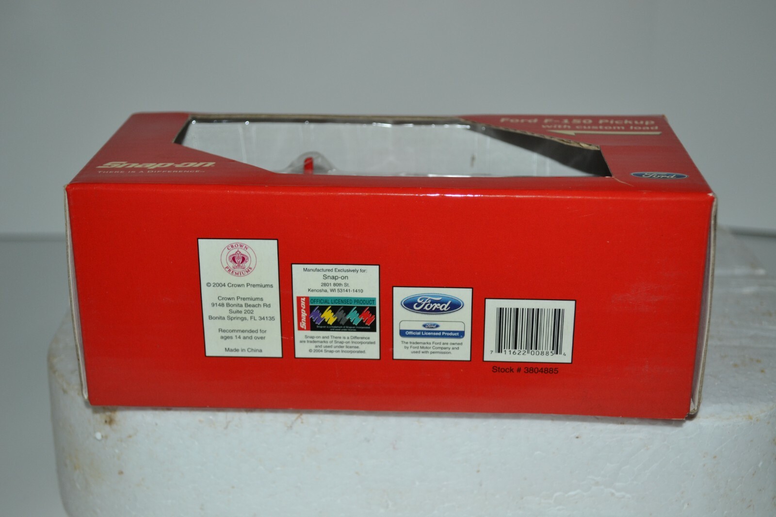 Snap On Ford F-150 Pick Up with Custom Load Die Cast 1:38 New | eBay