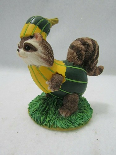 FITZ & FLOYD CHARMING TAILS FIGURINE (REGINALD`S GOURD COSTUME) RACCOON ...