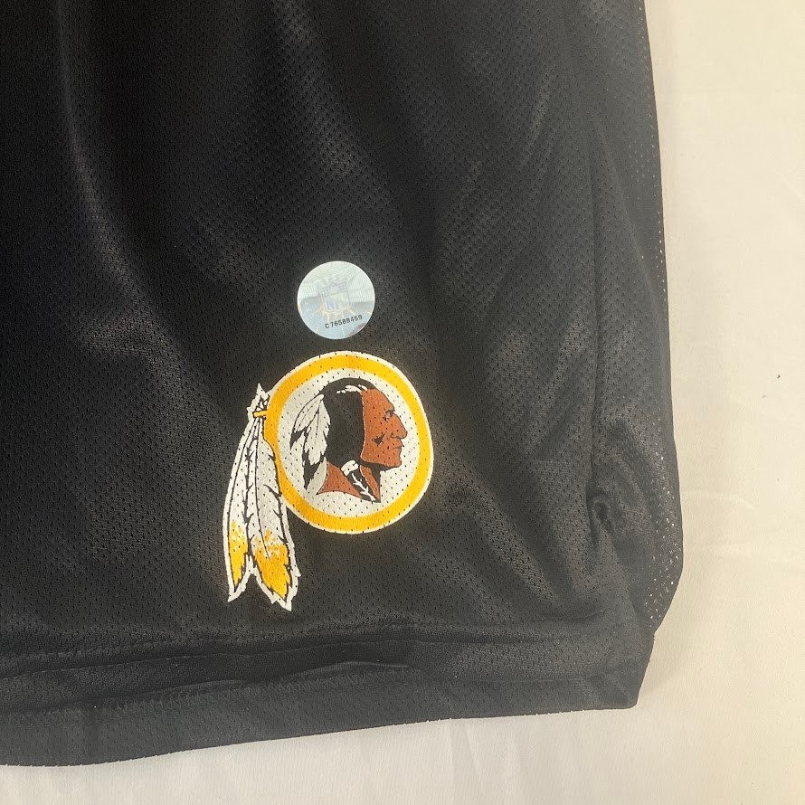 NFL Washington Redskins Commanders On Field Practice Shorts Black 9 ...