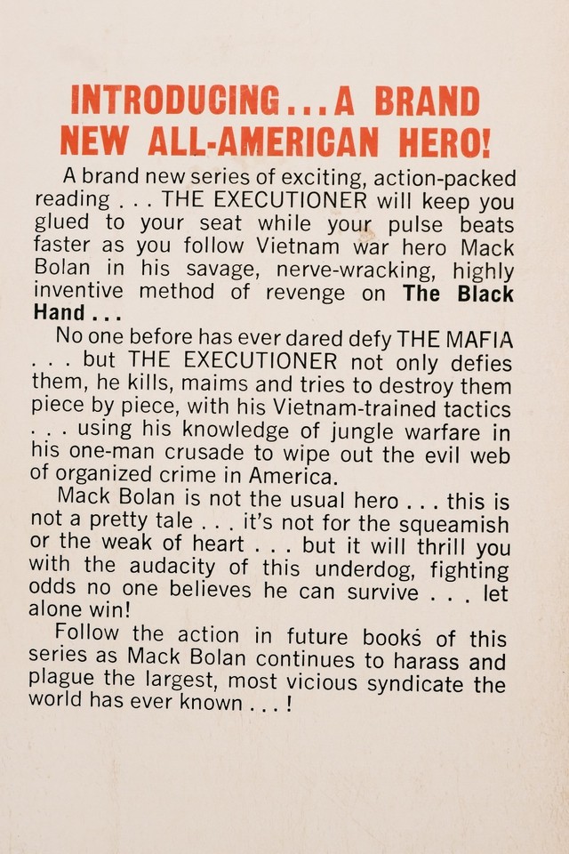 Lot of 26 Books The Executioner Mack Bolan by Don Pendleton (1-22, 25 ...