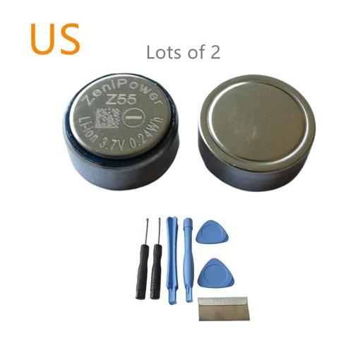 2pcs ZeniPower Z55 3.7V Battery for Sony WF-1000XM3 WF-XB700 WF-H800 ...