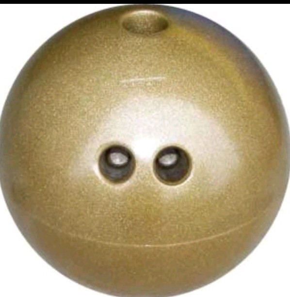 Cosom Rubberized Bowling Ball – 4 lbs (Gold) | eBay