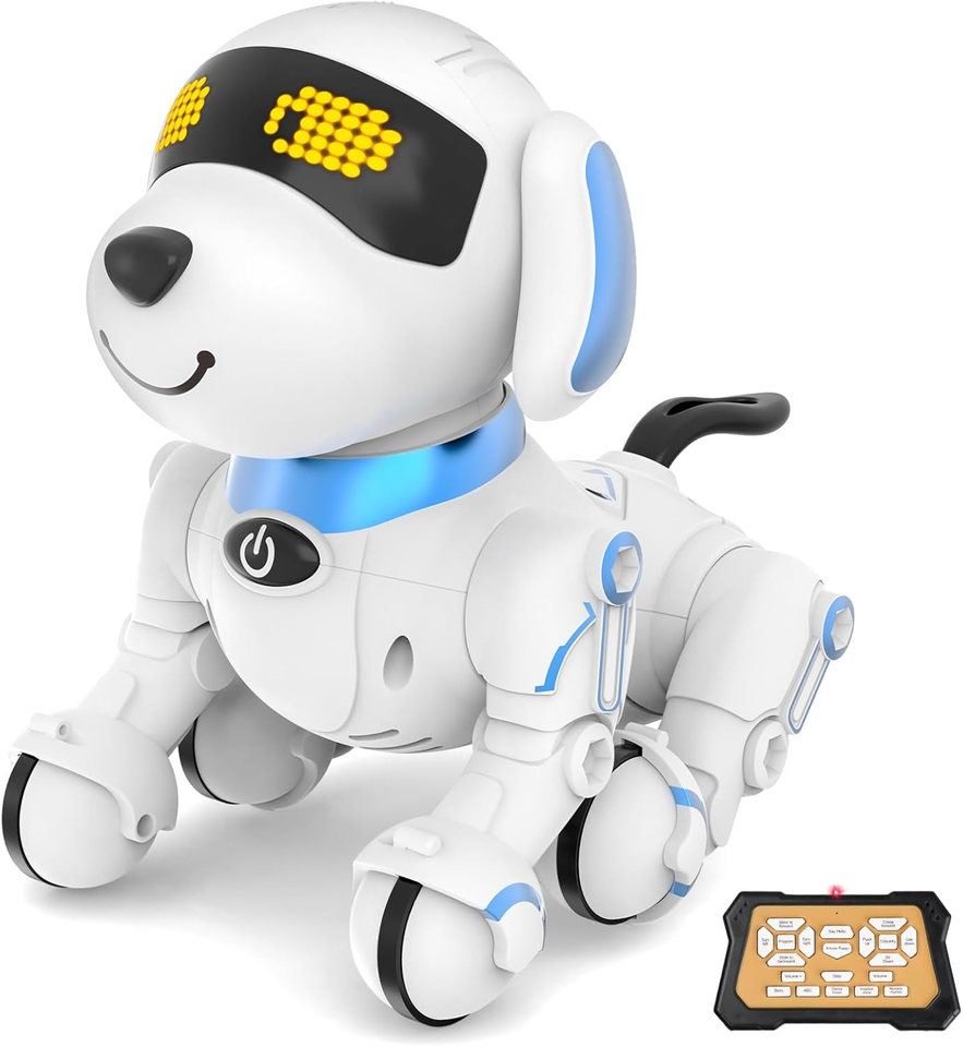 Robot Dog for Kids 8-12,Remote Control Smart Robotic Dogs Pet Puppy ...