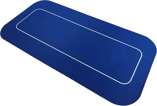 70" X 35" Portable Rectangle Sure Stick Rubber Foam Poker Table Top ...