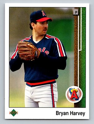 Bryan Harvey RC Rookie 1989 Upper Deck #594 California Angels | eBay