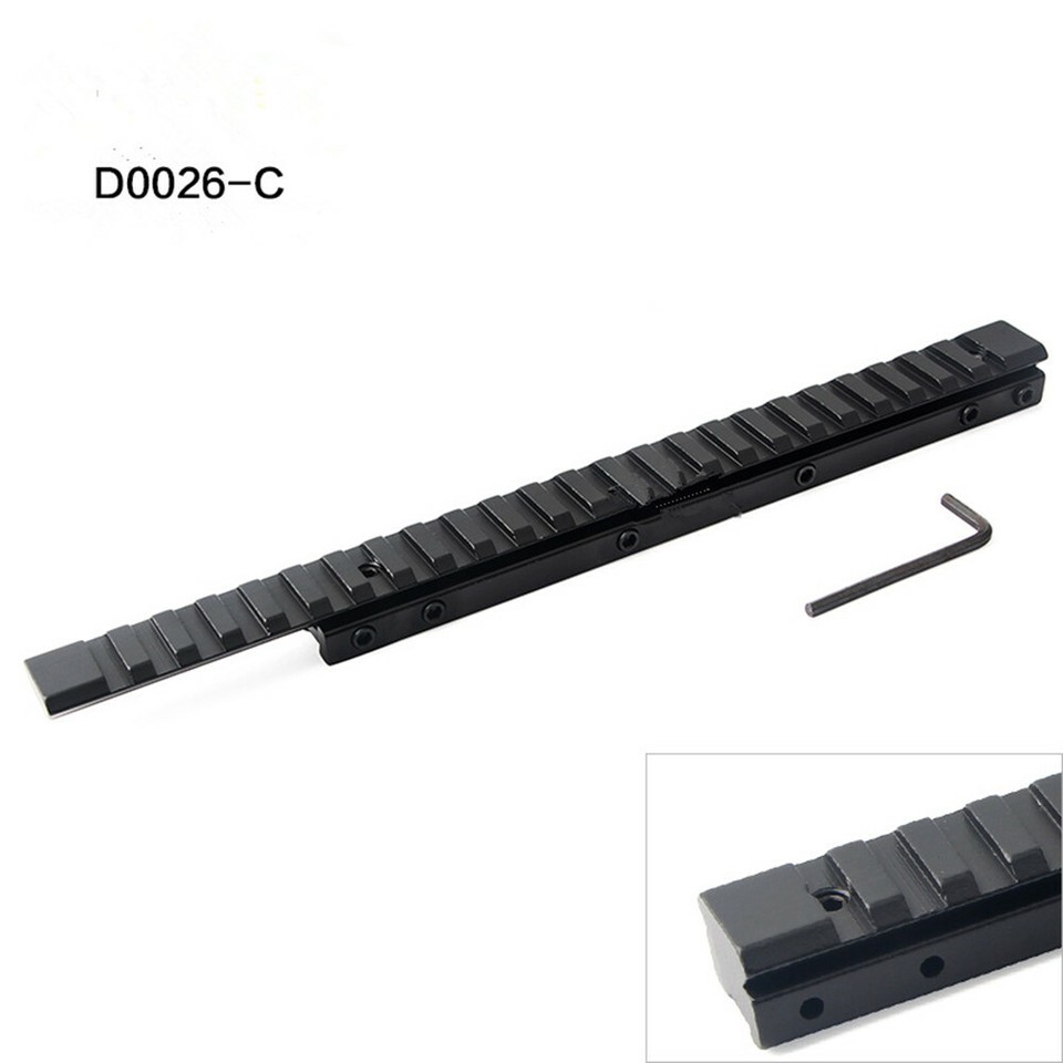 11mm to 20mm Dovetail Rail Extend Scope Mount Picatinny Rail Adapter UK ...