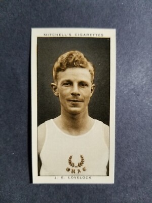 1935 Mitchell's J. E. LOVELOCK card # 36 (track) | eBay